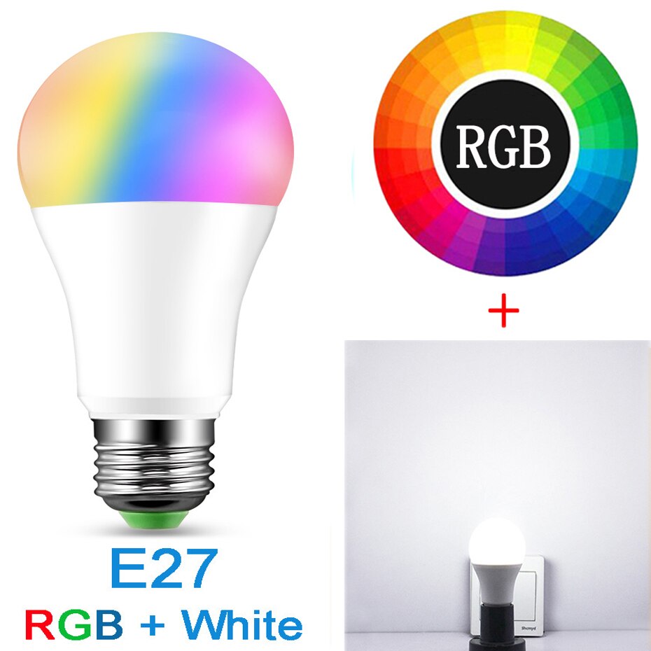 4 Stuks Smart Lamp Bluetooth Lamp E27 Gekleurde Li... – Grandado