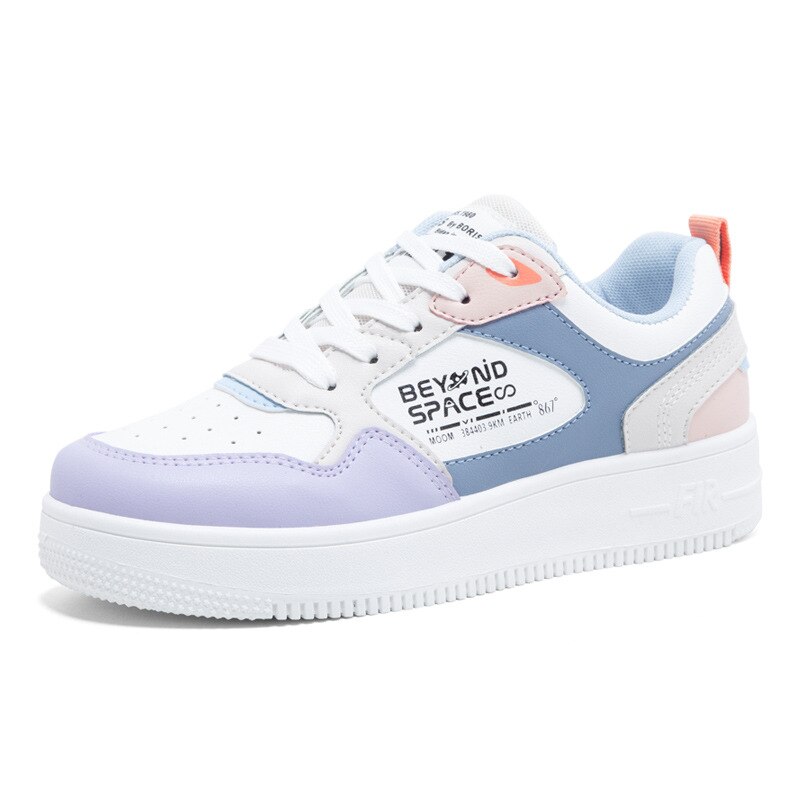 Nice White Shoes Leather Sneakers for Women Spring... – Grandado