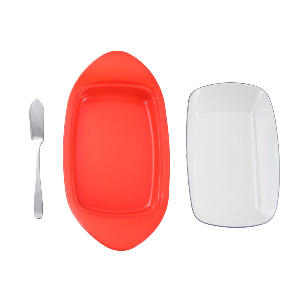 1 Set Cheese Butter Container Dish Storage Box wit... – Grandado