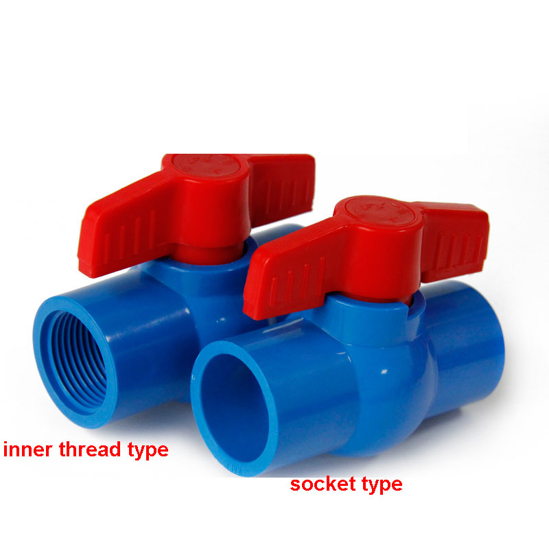 Gogo Blauw kleur PVC Kogelkraan Switch Lijm Schroe... – Vicedeal