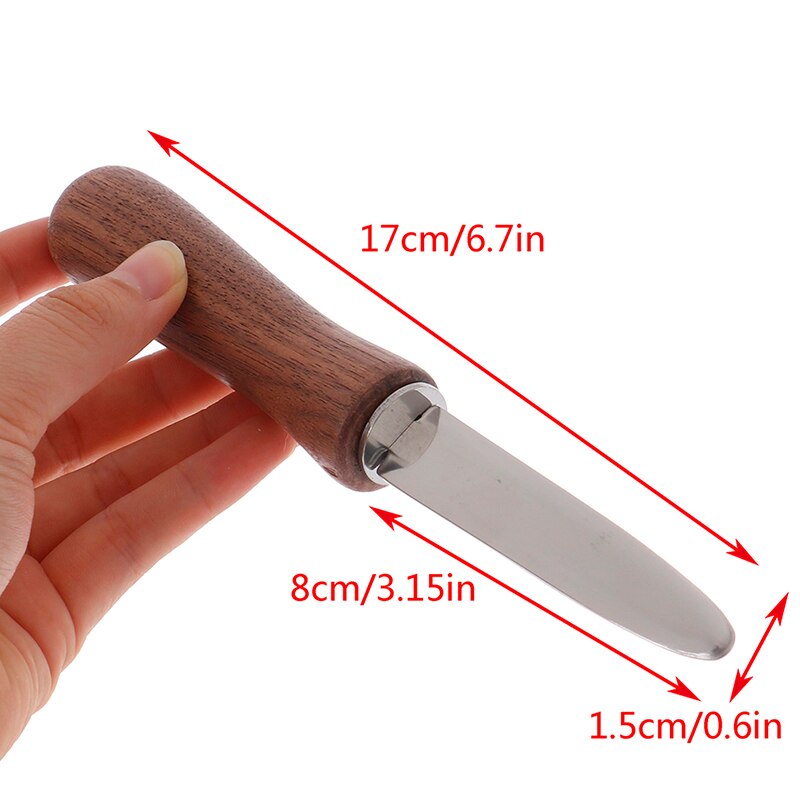 1pc Oyster Knife Kitchen Seafood Tool Rosewood Han... – Grandado