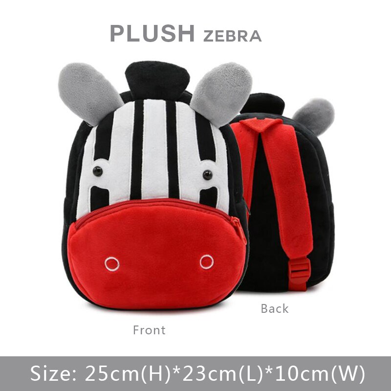 BOBDOG 3D Animal Plush Children Backpacks kinderga... – Grandado