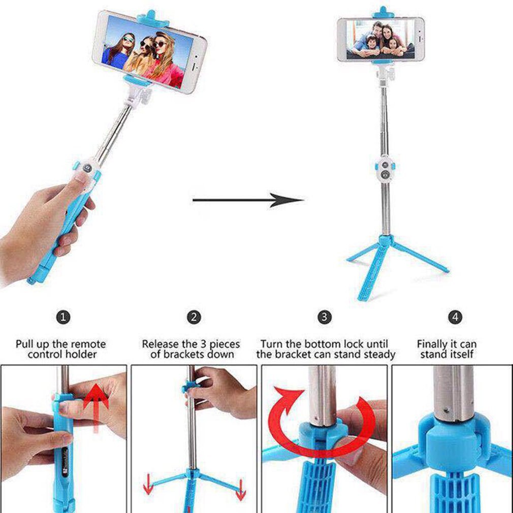 4 In One Selfie Stick Wireless Selfie Stick Mobile... – Grandado 4 In One Selfie Stick Wireless Selfie Stick Mobile... – Grandado