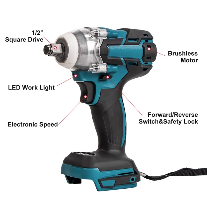 Newest Electric Brushless Impact Wrench Rechargeab... – Grandado