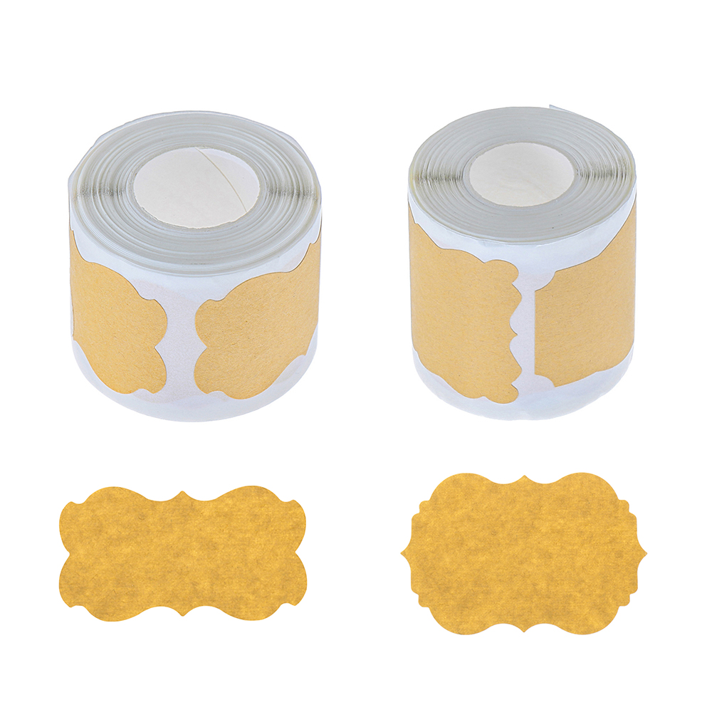 150 stk/rulle kraft tavle etiket klistermærke hånd... – Vicedeal