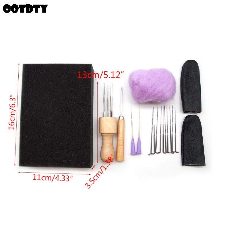 Portable Wool Felt Tools Needle Felting Starter Ki... – Grandado