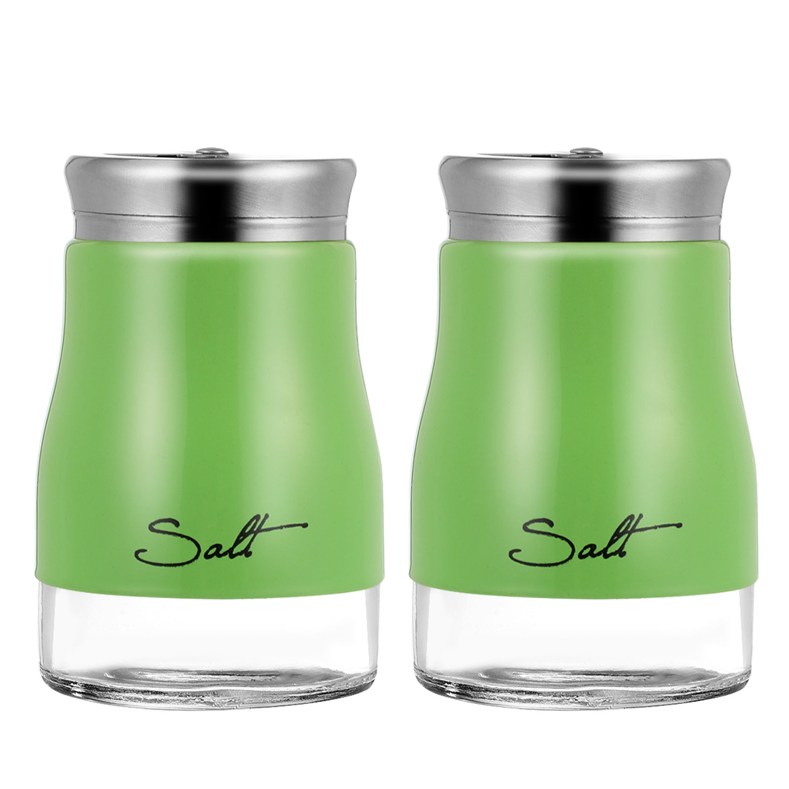 2Pcs Kitchen Salt Shakers Bottles Glass Spice Pepp... – Grandado