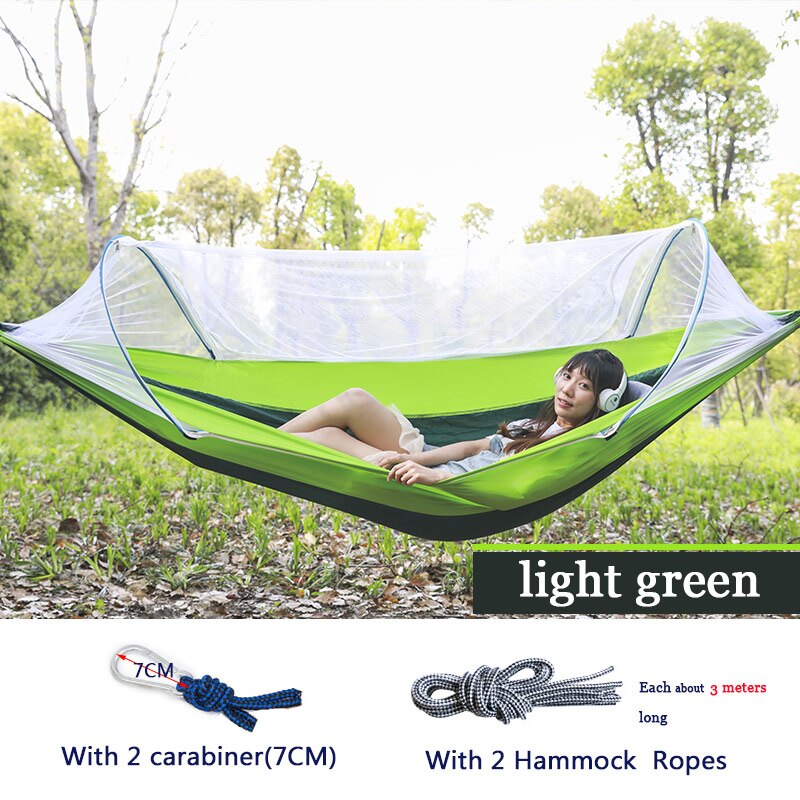 Removable Outdoor Camping Hammock with Mosquito Ne... – Vicedeal