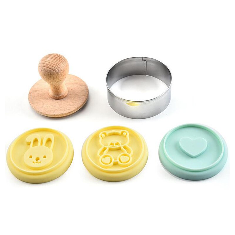 Kitchen Tool Silicone 5-Piece Seal Biscuit Mould C... – Grandado