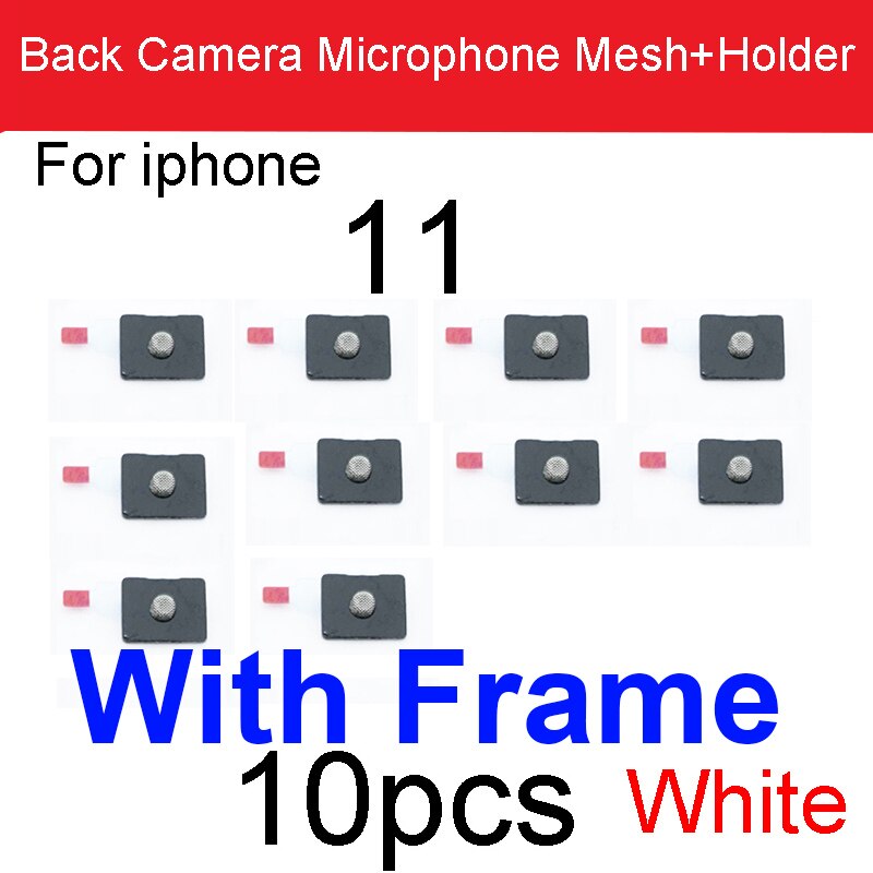 Back Microphone Net Frame for iPhone 11 Anti Dust ... – Grandado