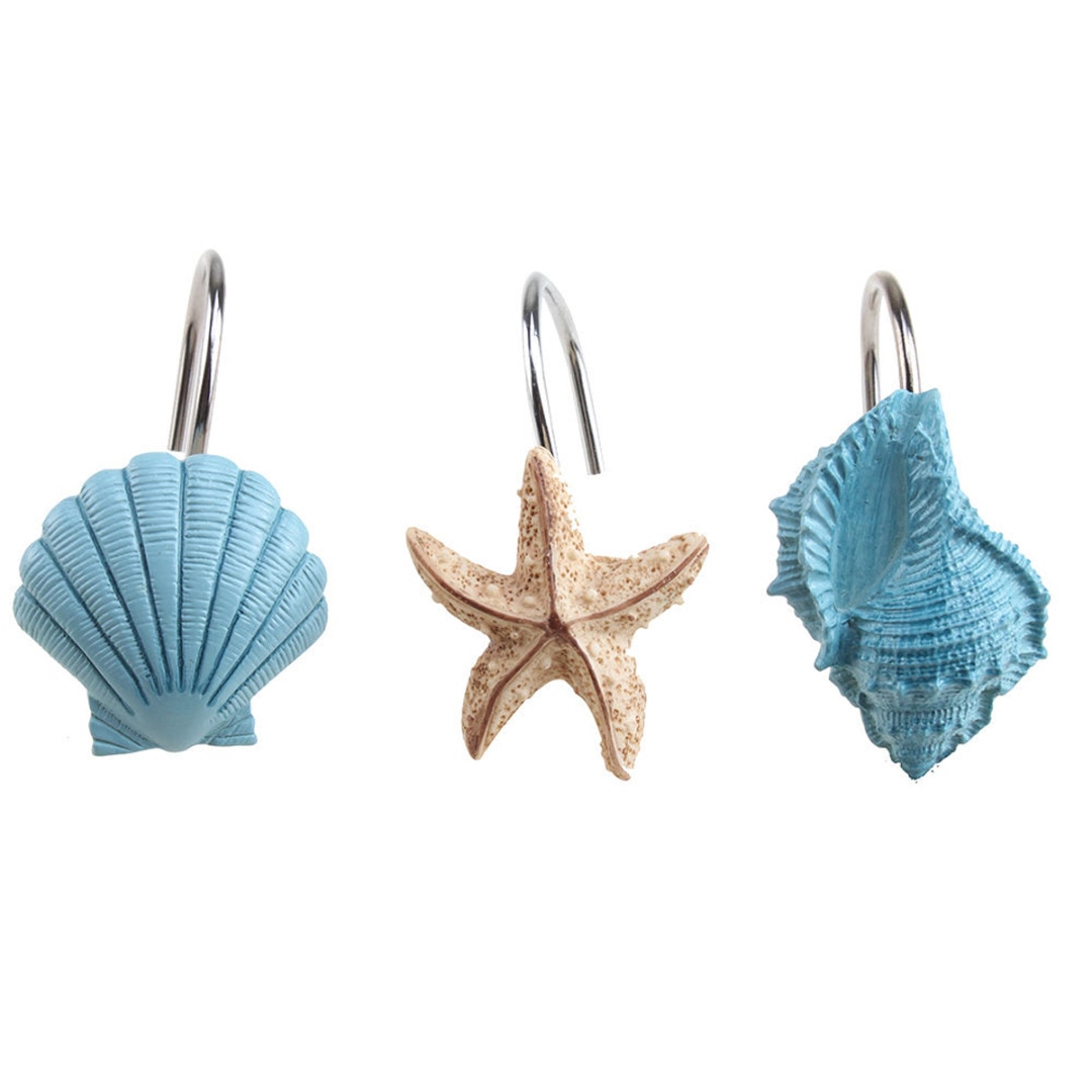 12pcs Resin Decorative Seashell Starfish Shower Cu... – Vicedeal