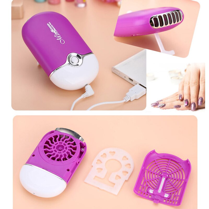 Mini Eyelash Fan USB Finger Toe Nail Air Condition... – Grandado