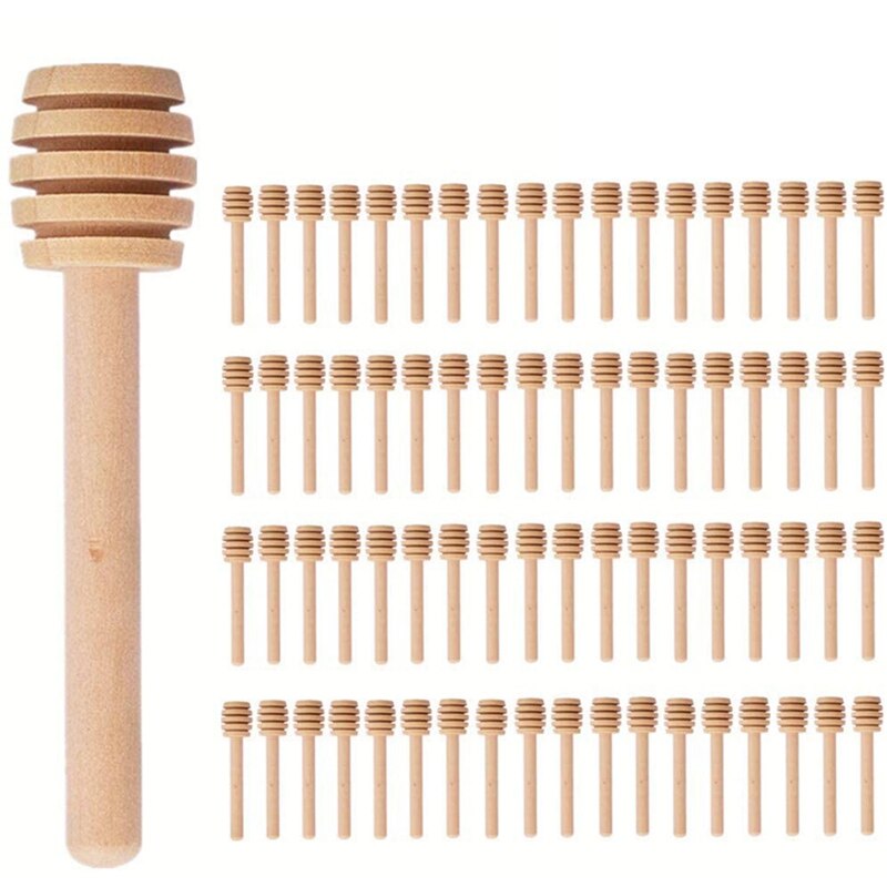 72 Pcs Mini 3-Inch Houten Honing Roeren Sticks, In... – Grandado
