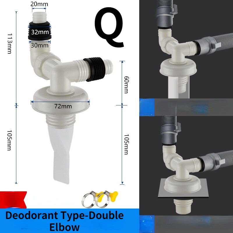 Washing Machine outlet hose adapter inlet pipe con... – Grandado