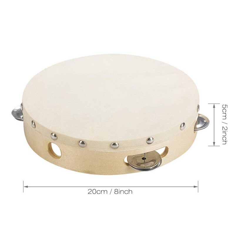 8-Inch Blow Tamboerijn Muziekinstrument Kinderen S... – Vicedeal