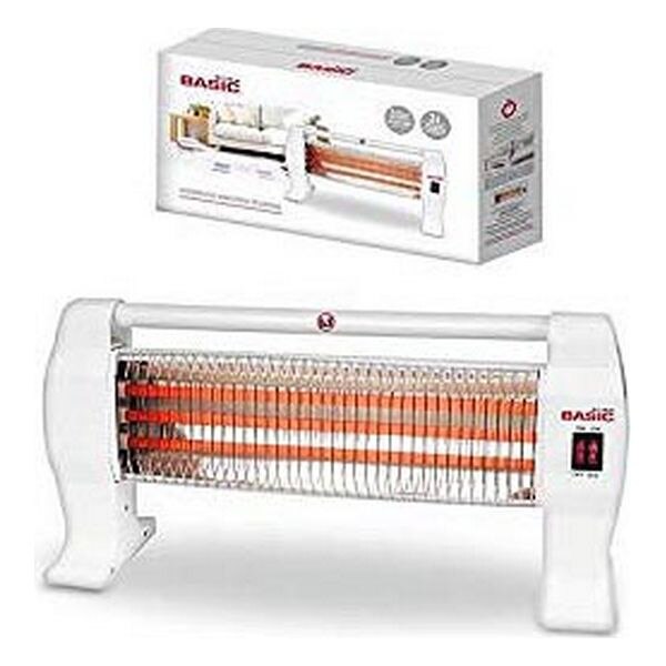 Electric Quartz Heater Basic Home 1200W White – Grandado