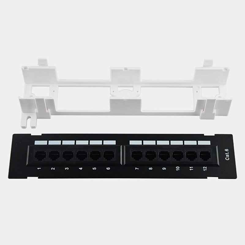 Network 12 Port CAT6 Patch Panel RJ45 Networking W... – Vicedeal