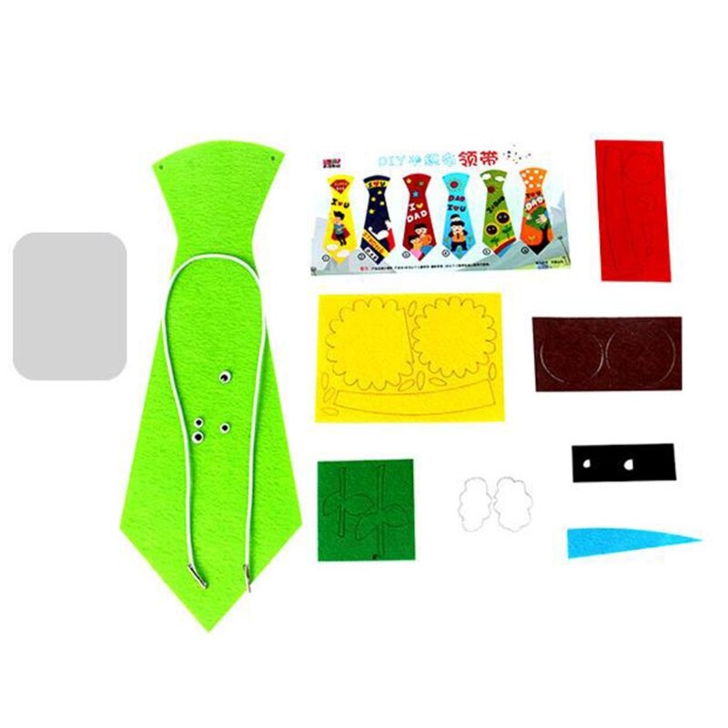 1Set DIY Handcrafts Handmade Non-woven Necktie Set... – Grandado