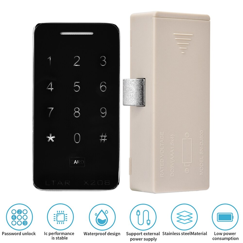 door lock Electric Smart Digital Cabinet Lock Anti... – Grandado