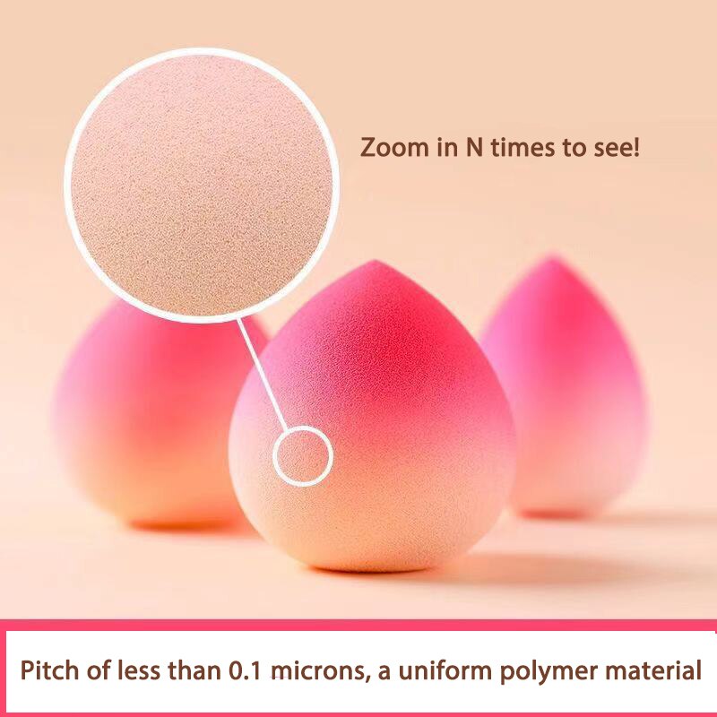 1Pc Gradiënt Perzik Make-Up Spons Foundation Cosme... – Grandado