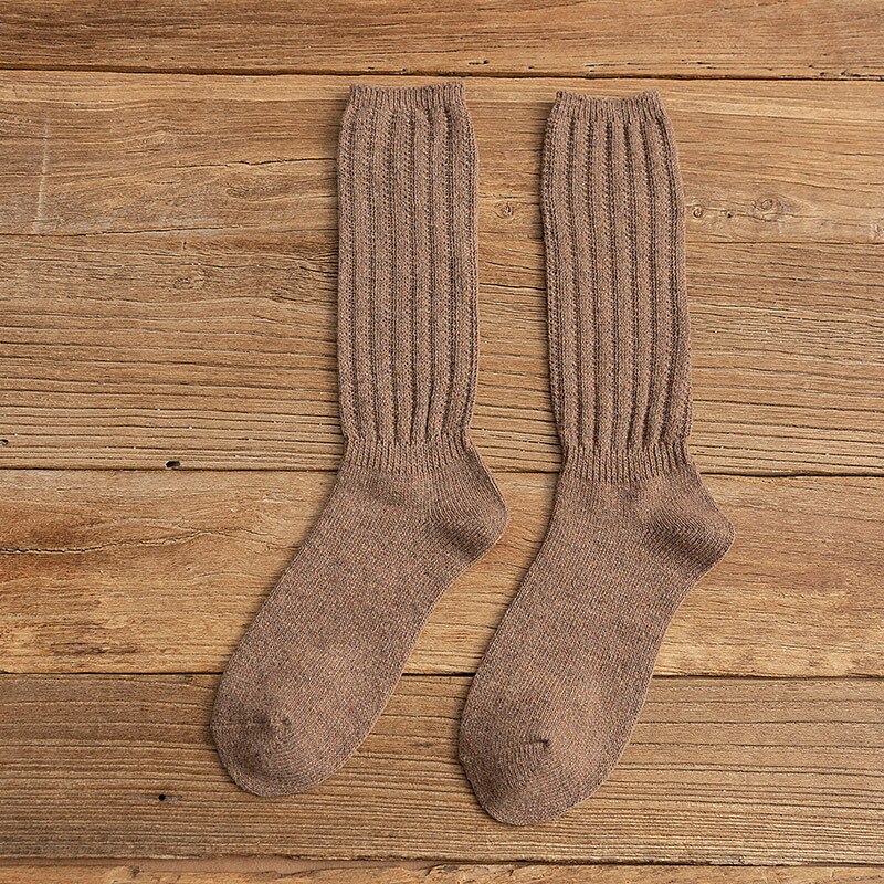 Knitted Women Socks Solid Color Long Socks for Fem... – Vicedeal