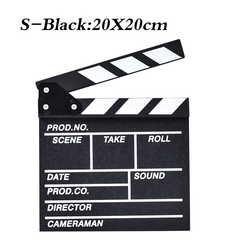 20x20cm Film Clapperboard Holz Director Video Szen... – Grandado