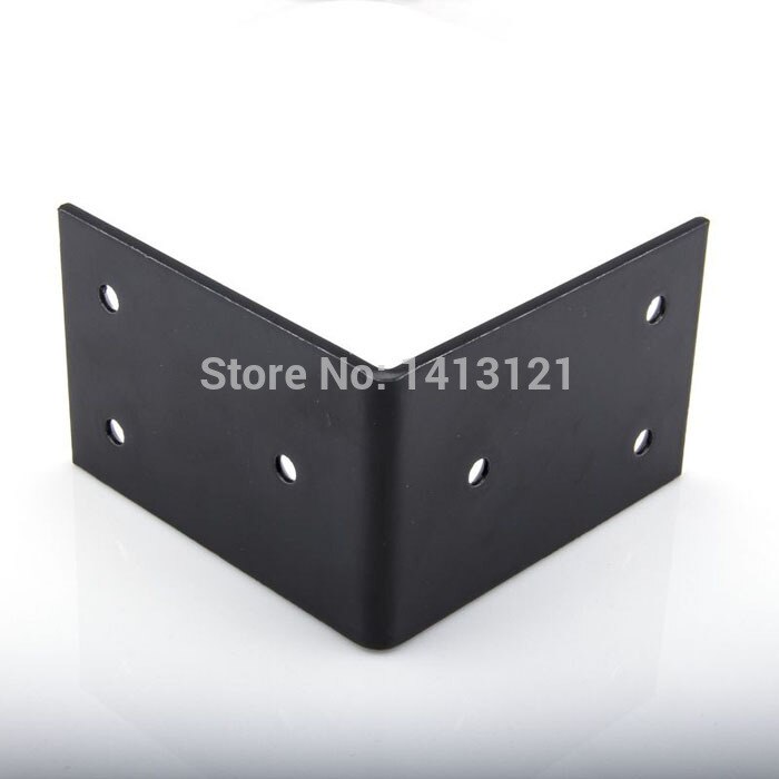 L black metal corner bracket iron furniture fittin... – Grandado