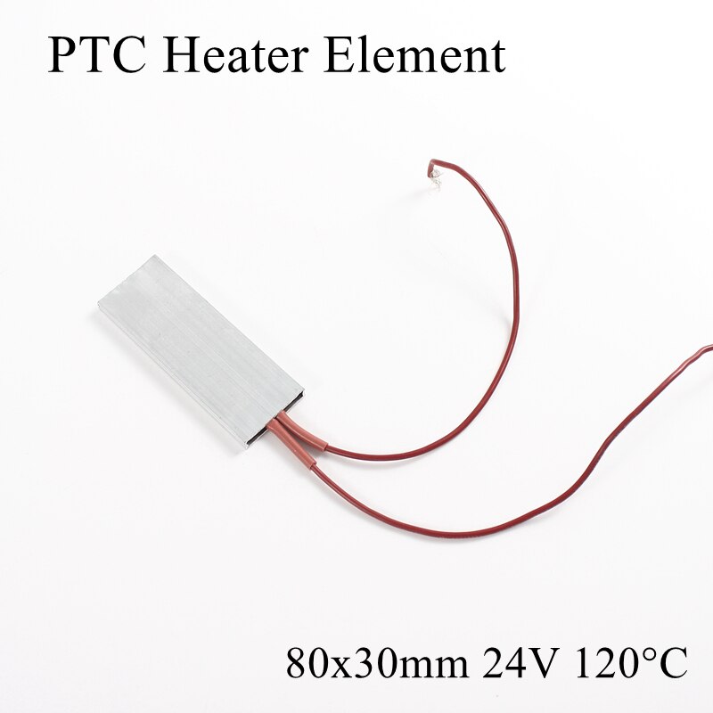 80x30mm 24V 120 Degree Celsius Aluminum PTC Heater... – Vicedeal