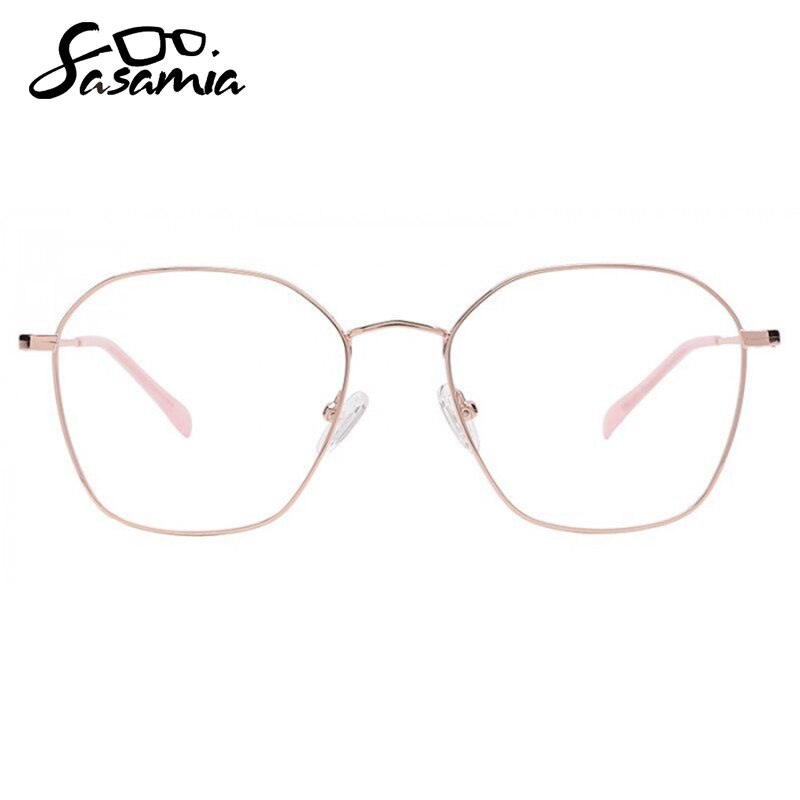 SASAMIA Geometric Glasses Frames Woman Eyeglasses ... – Grandado