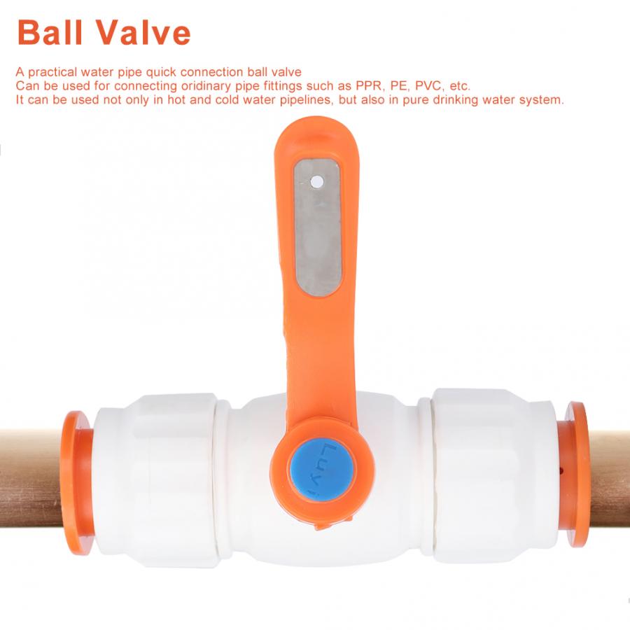 25mm Pipe Quick Connect Ball Valve PPR PVC PE Wate... – Grandado
