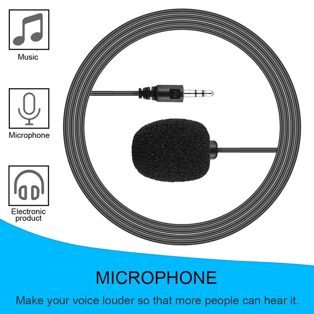 Portable 3.5mm Hands-Free Mini Wired Collar Clip L... – Vicedeal