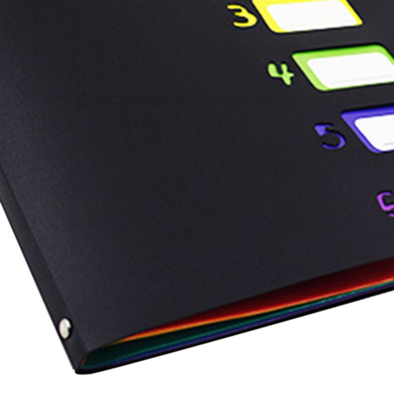 1 Pc A4 Regenboog Kleur Plastic Expanding File Fol... – Grandado