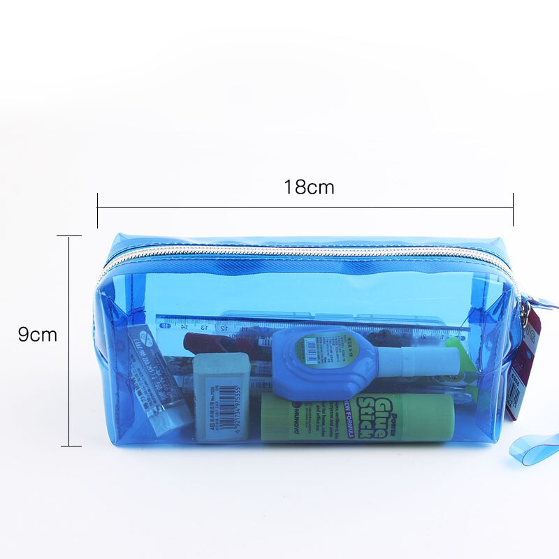 Transparent Large Capacity Pencil Bag Color Soft P... – Grandado