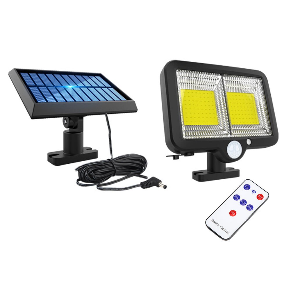Remote Control LED Solar Wall Light Human Motion S... – Grandado