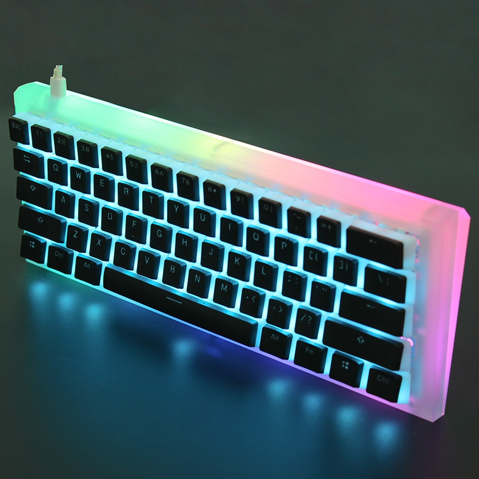 YMDK PBT Doubleshot Shine Through ANSI ISO Pudding... – Vicedeal