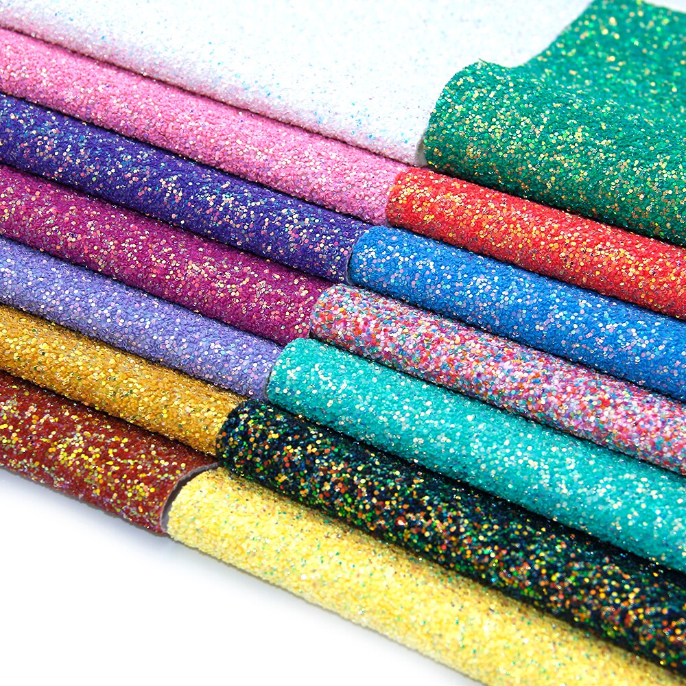 30*140cm Plain Color Colorful Sequins Fine Glitter... – Grandado