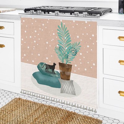 Nordic wind cabinet curtain velcro storage cabinet... – Grandado