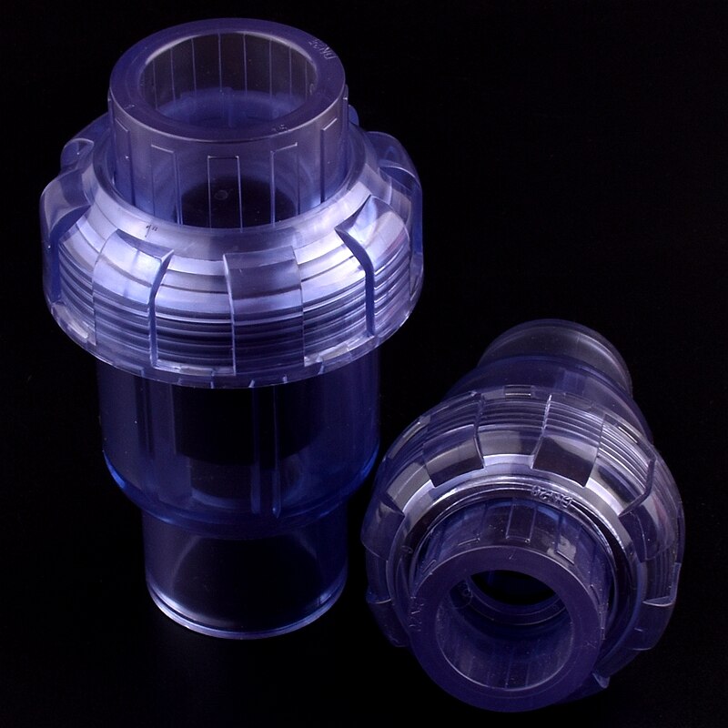1PC 20~63mm UPVC Transparent Check Valve Fish Tank... – Grandado