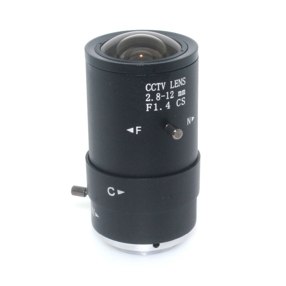 2.8-12mm lens CS Mount Varifocal Manual Iris CCTV ... – Grandado