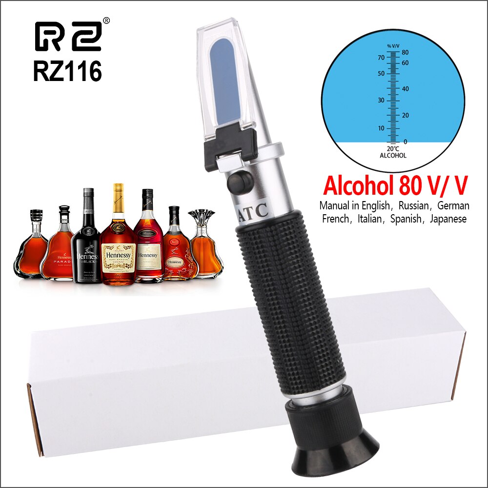 Rz Refractometer Alcohol Meter Draagbare Auto Digi... – Vicedeal