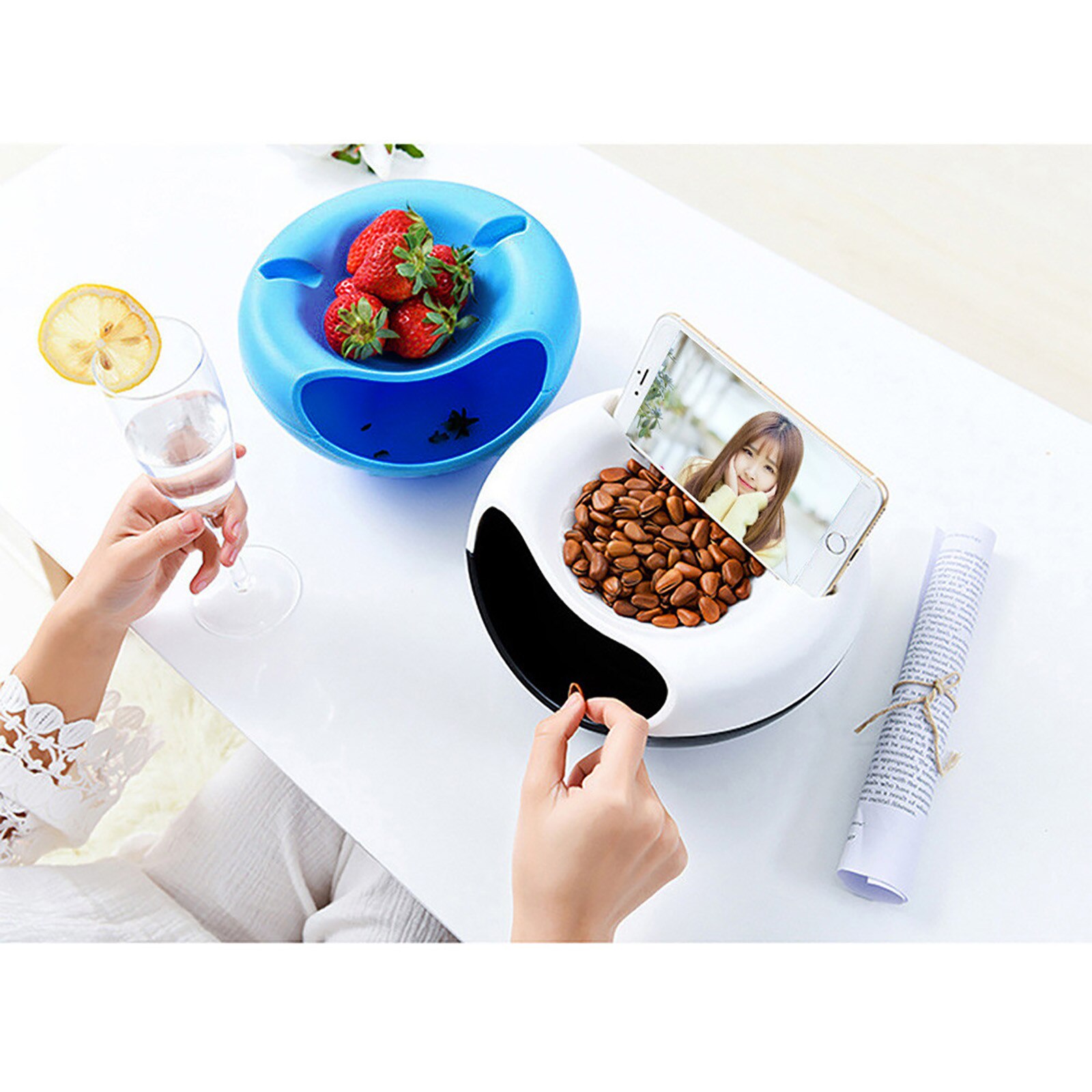 Shape Bowl Perfect For And Dry Storage Box Modern ... – Grandado