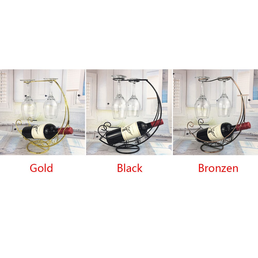 Bar Glass Holder Display Stand Wine Rack Home Deco... – Grandado