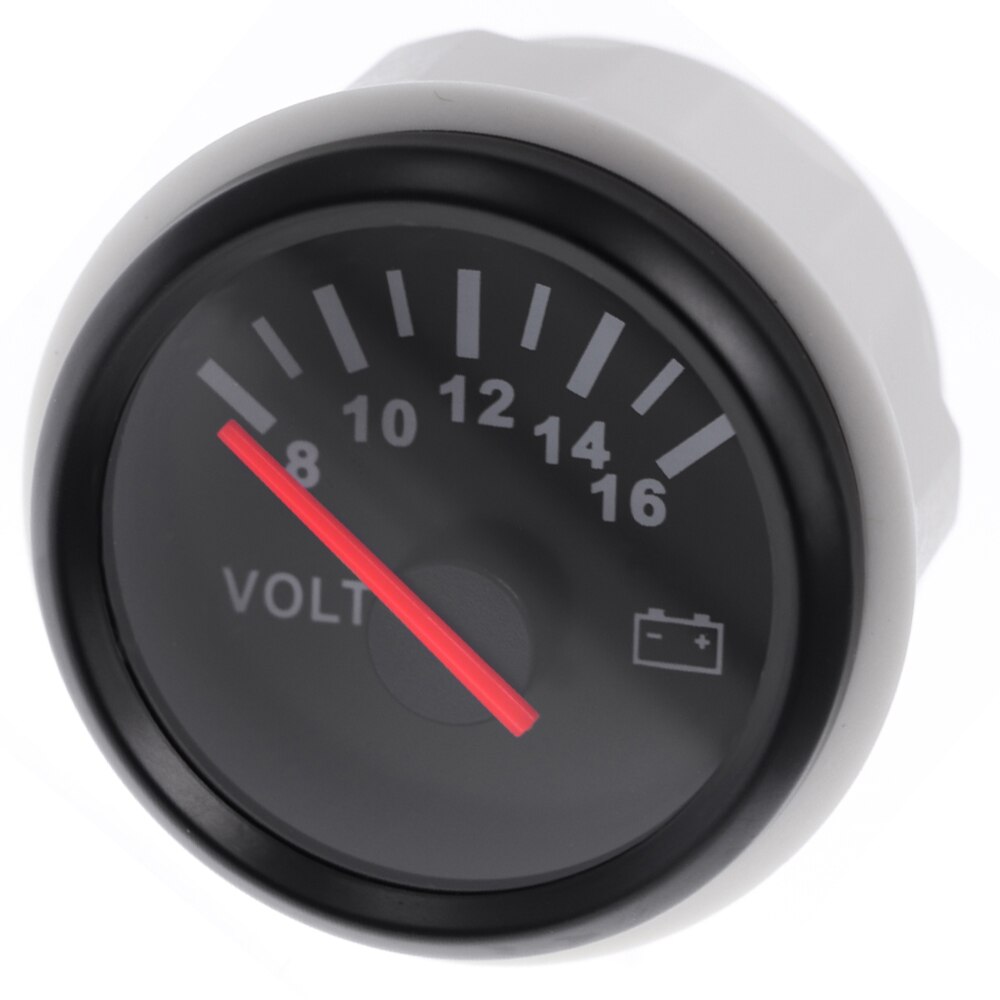52Mm Voltmeter Volt Meter Gauge 8-16 Volt Voor Mar... – Vicedeal