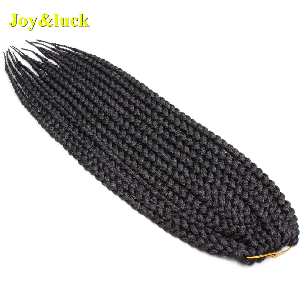 Joy&luck 12inch Box Braids Black Color Synthetic B... – Vicedeal
