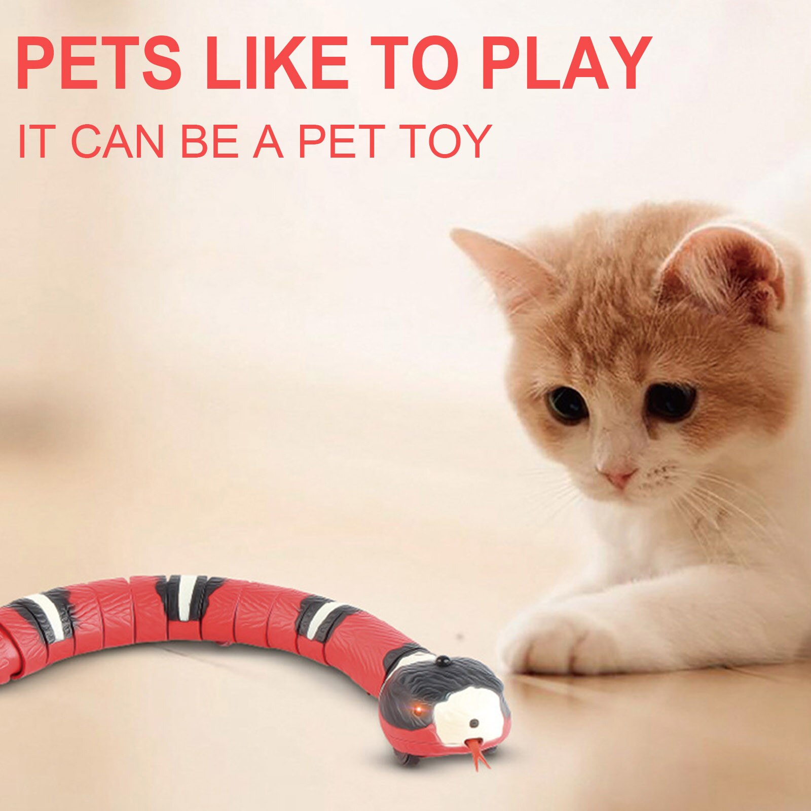 USB Rechargeable Snake Toy Intelligent Sensing Cor... – Vicedeal
