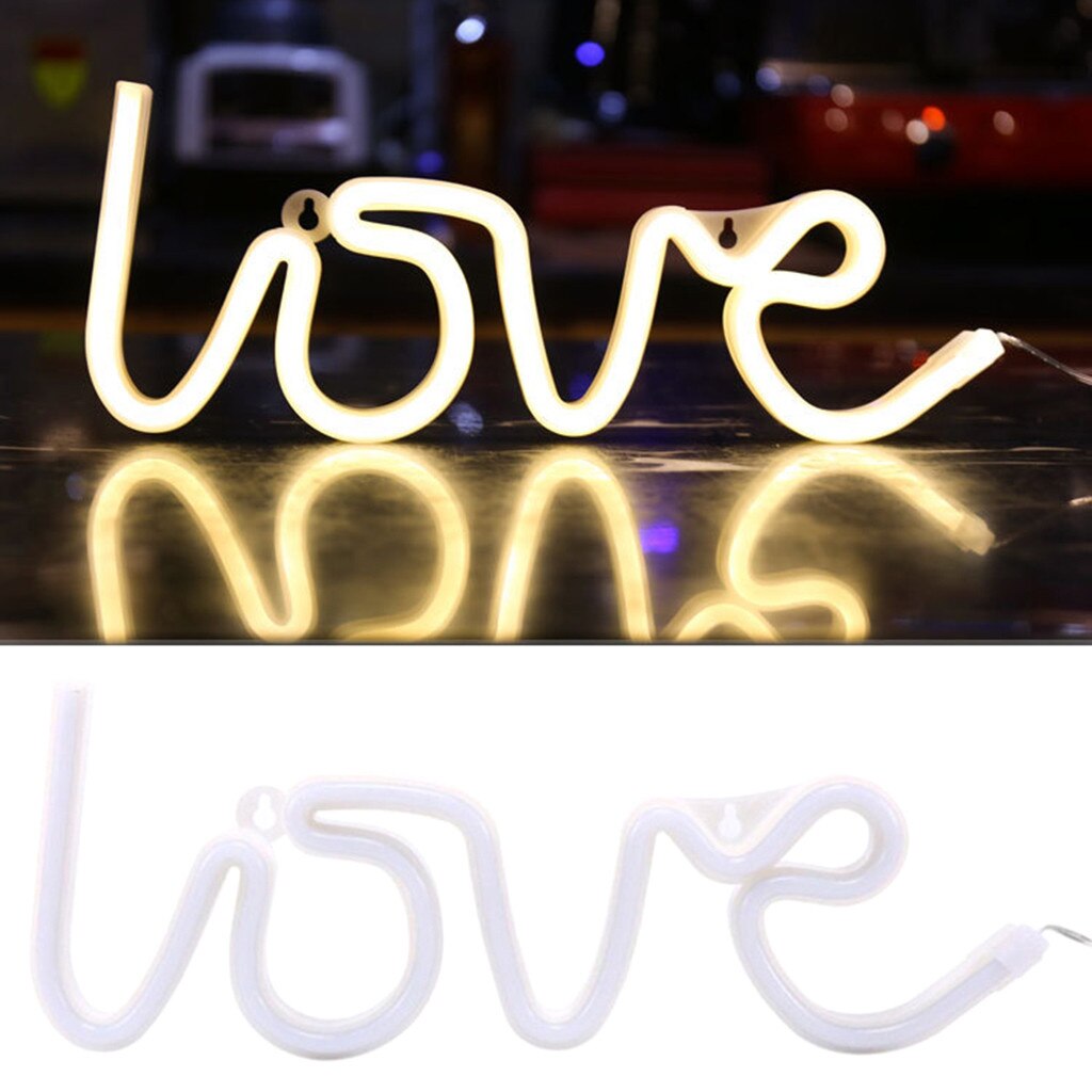 Love Neon Lights LED Shape Love Confession Christm... – Grandado