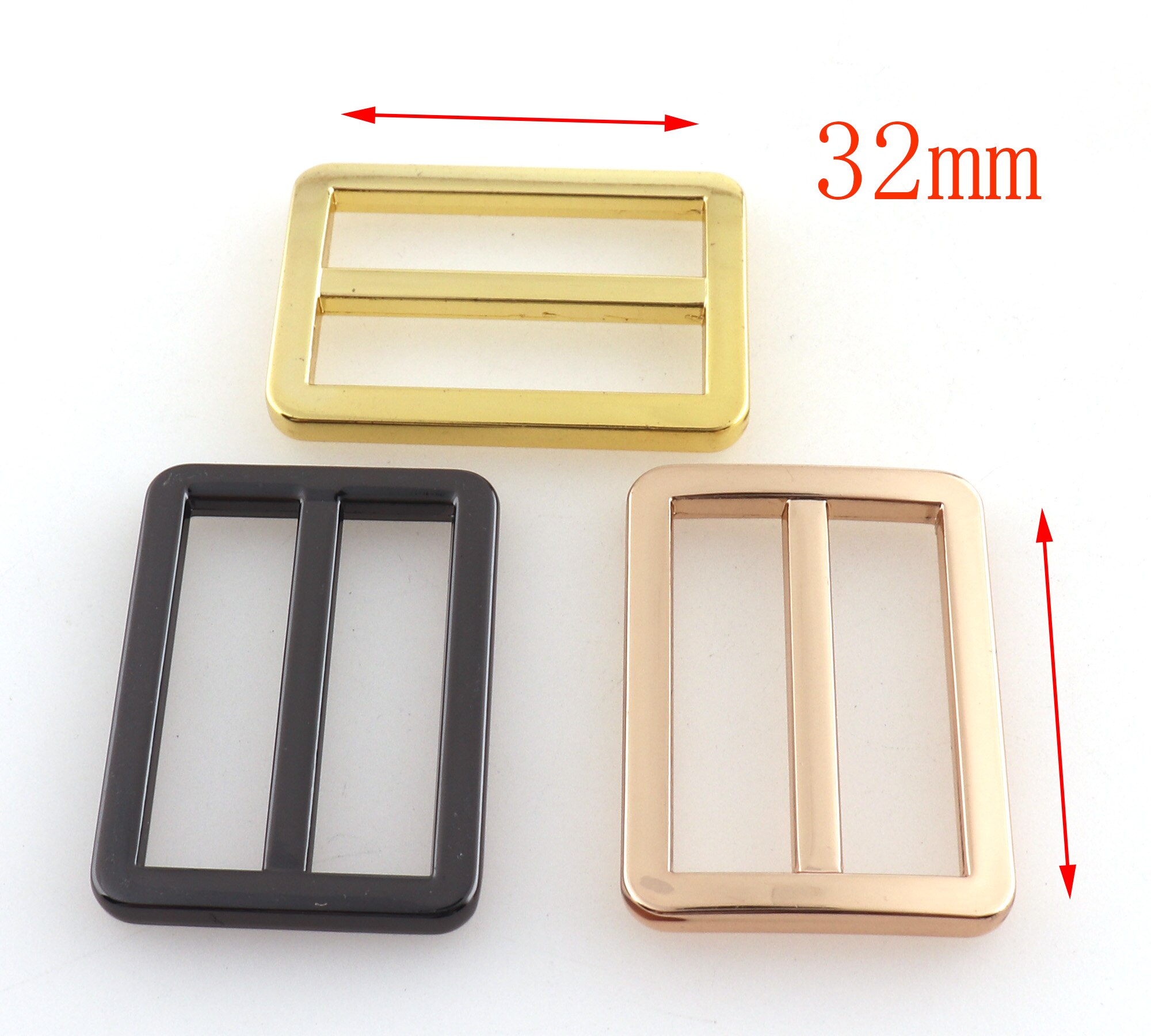 Adjuster 32mm Belt Strap Buckle Clasp Slide Buckle... – Vicedeal
