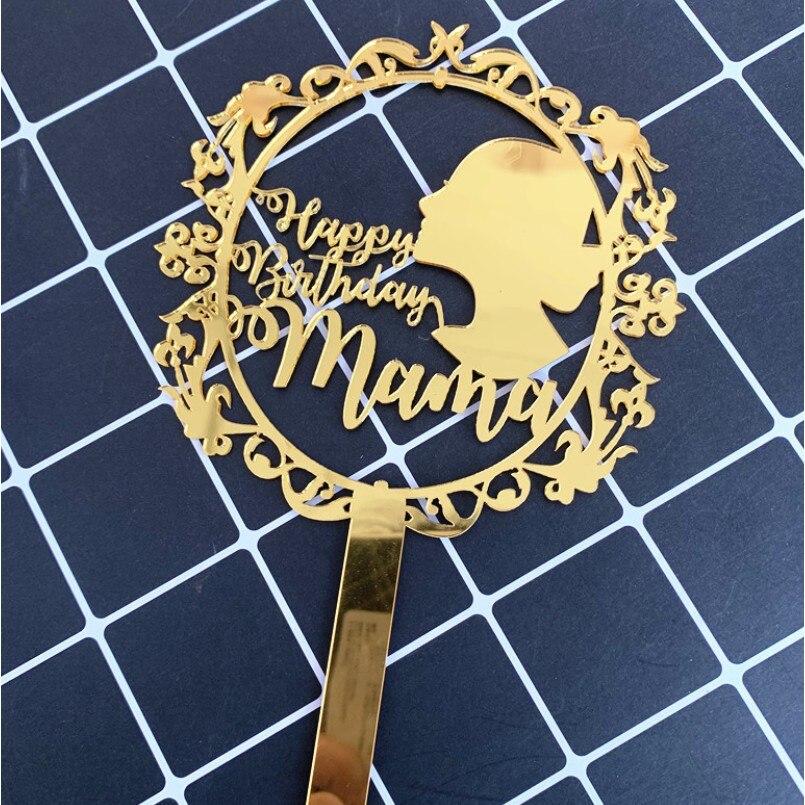 Acryl Cake Topper Voor Mom Gelukkige Verjaardag Ma... – Grandado