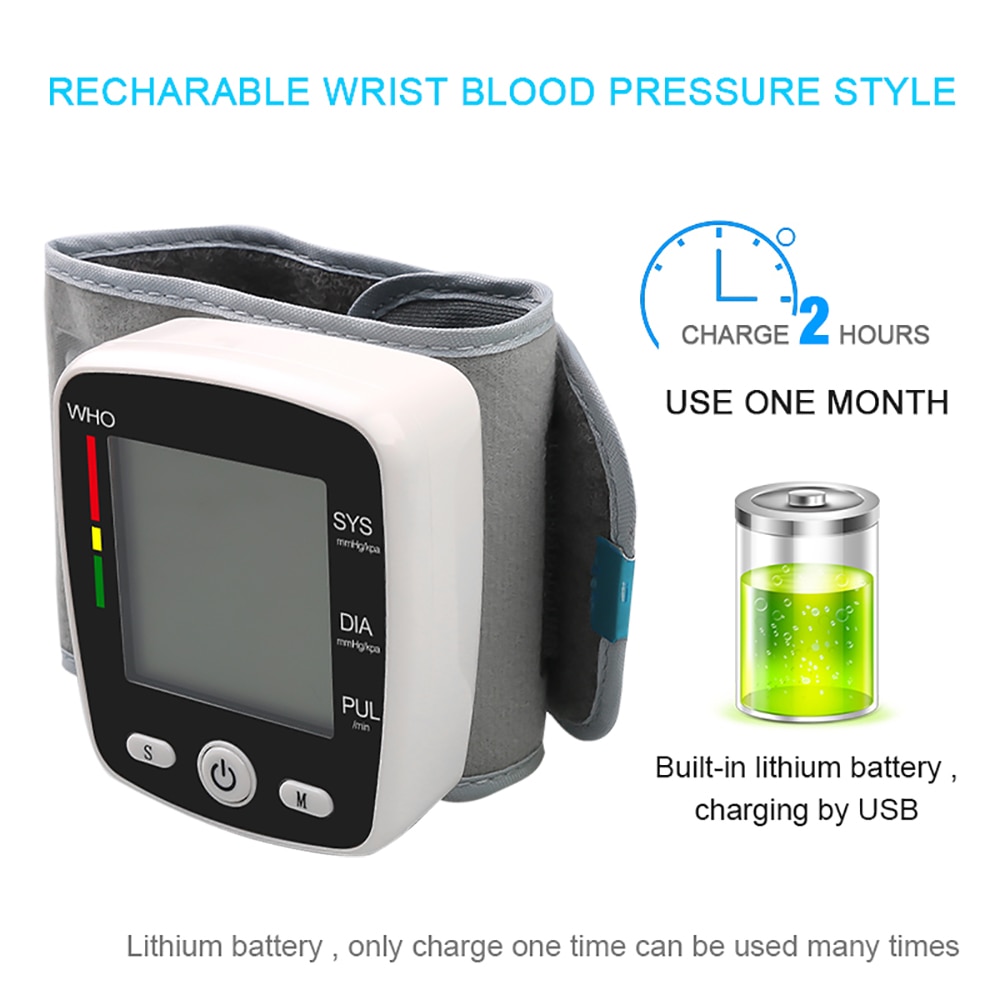 Blood Pressure Monitor Automatic Digital Voice Ton... – Grandado