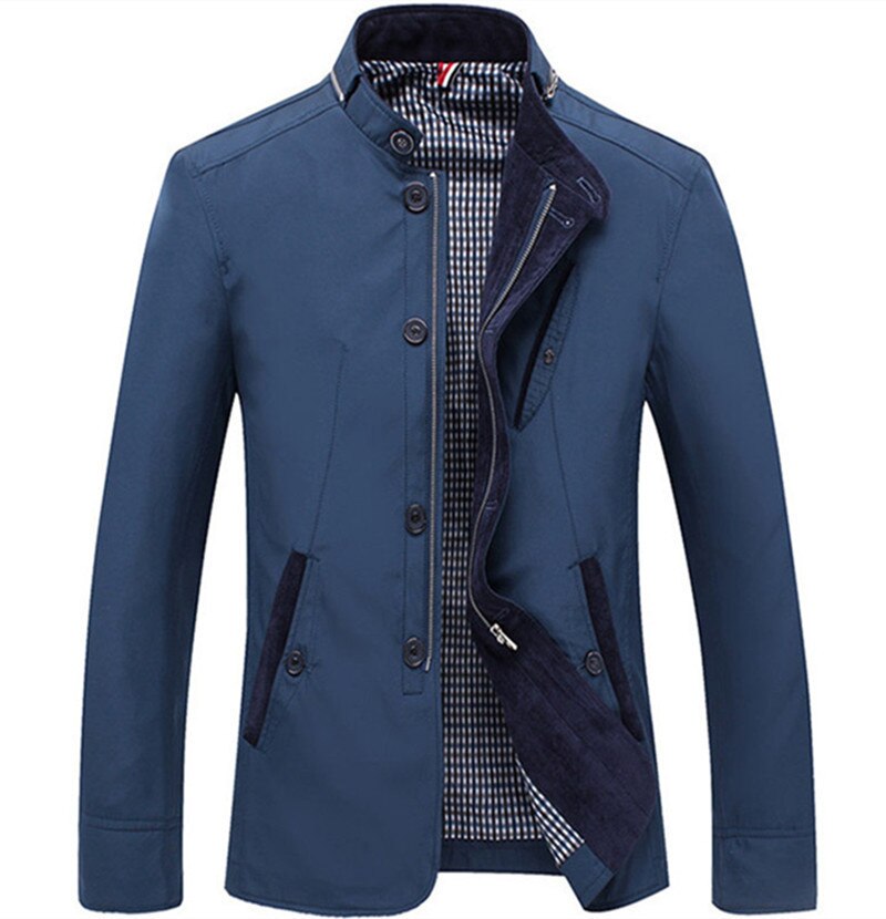 Heren Jassen Mannen Casual Jacket Jassen Lente Reg... – Vicedeal